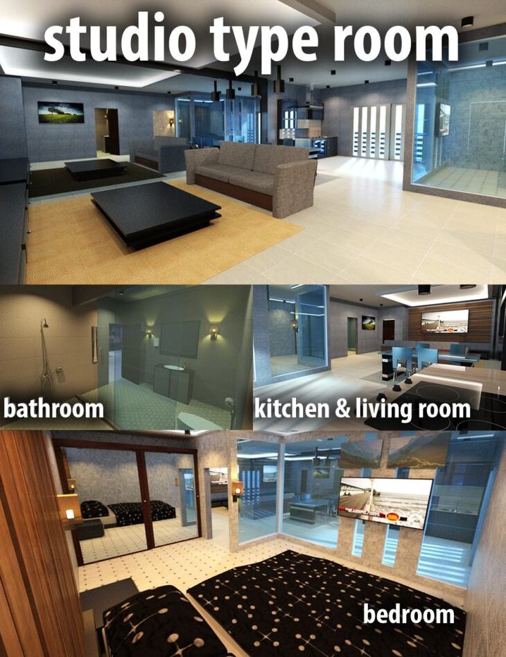 Studio Type Room – Ez Render