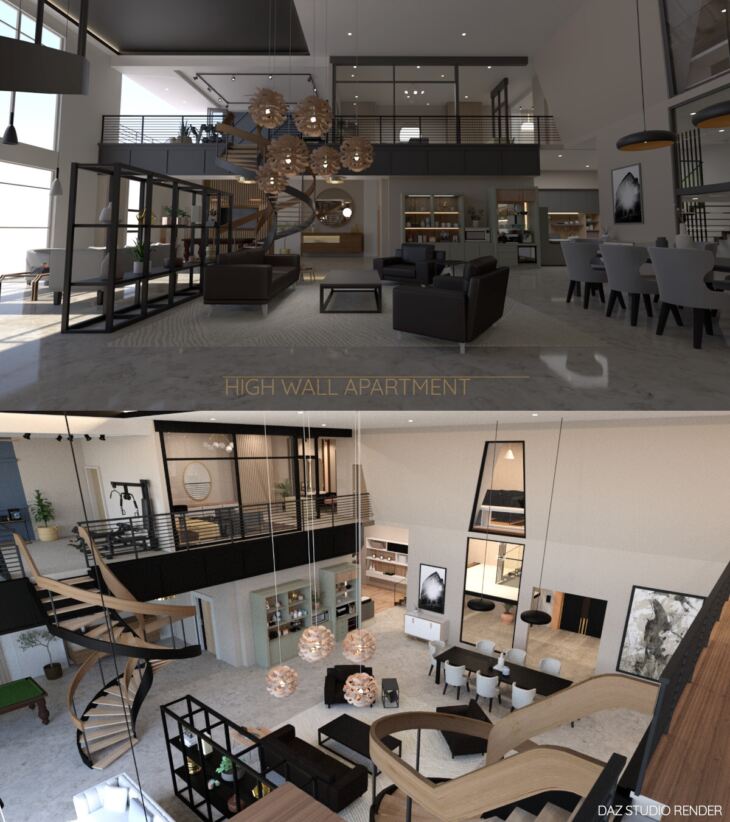 High Wall Apartment – Ez Render