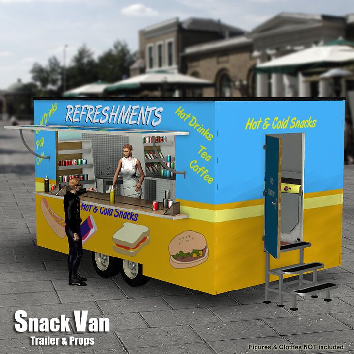 Snack Van Trailer – Ez Render